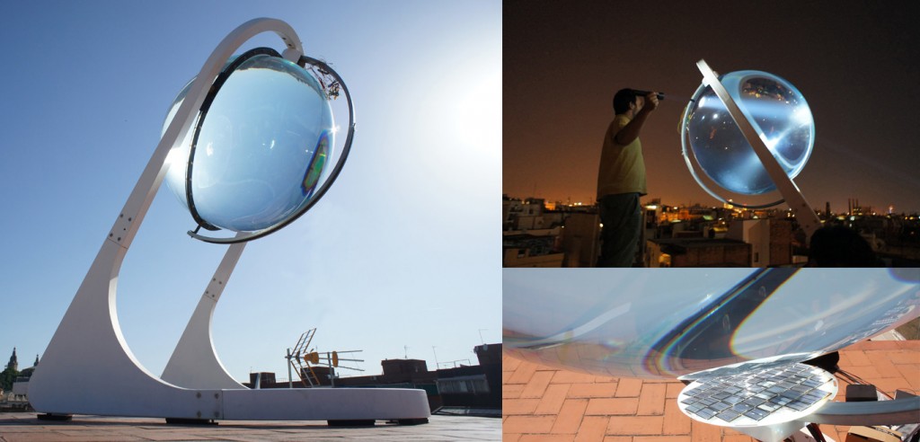 Spherical Transparent Sun Power Generator | Walyou
