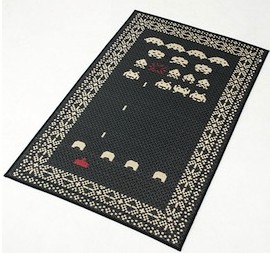 Space Invaders Tatami Rug | Walyou