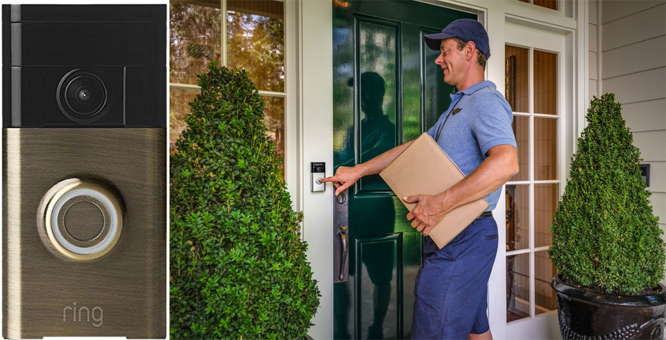 best smart home Ring Wi-Fi Enabled Video Doorbell - Walyou