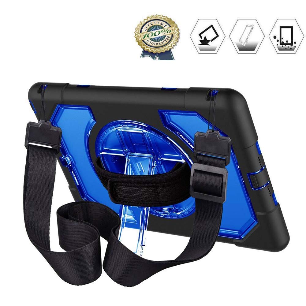 Miesherk Case iPad 2018 and 2017 with Hand Strap Neck Strap, Shockproof ...